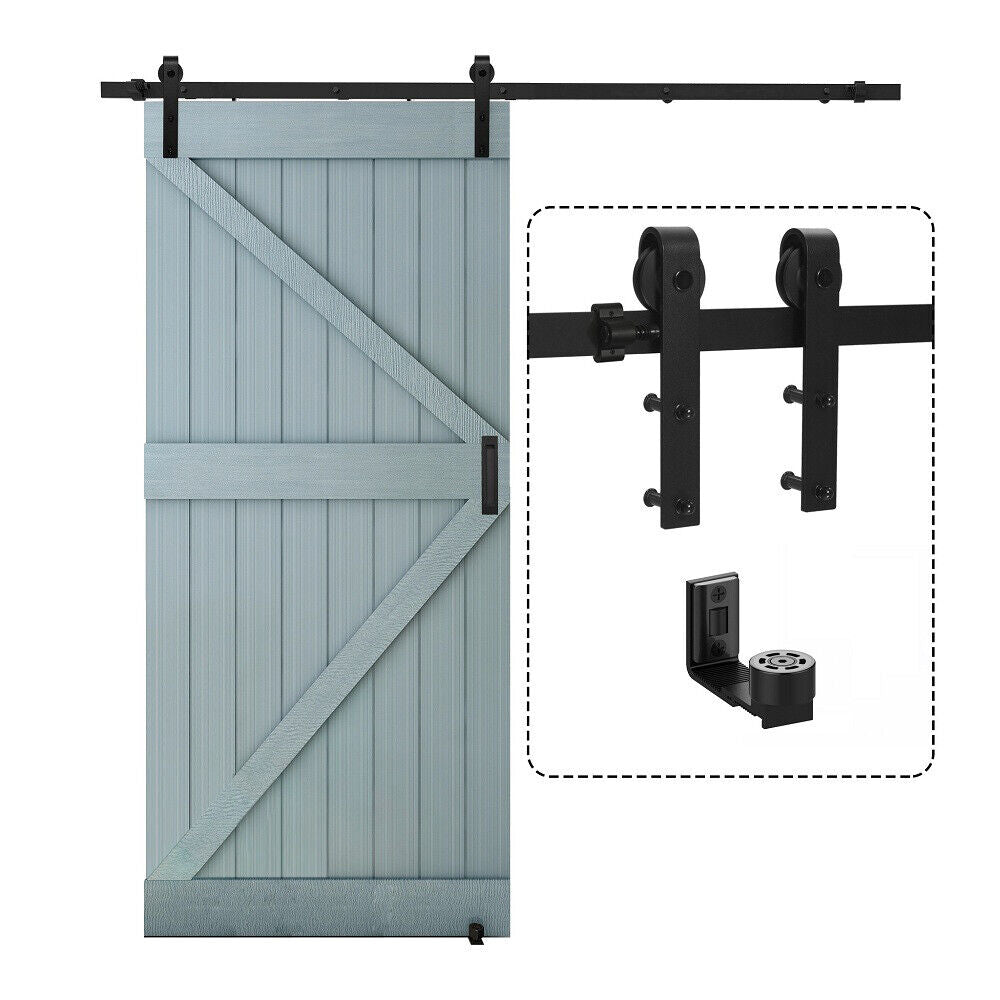 Sliding Barn Door Hardware Kit Adjustable Floor Guide – ccjh.shop